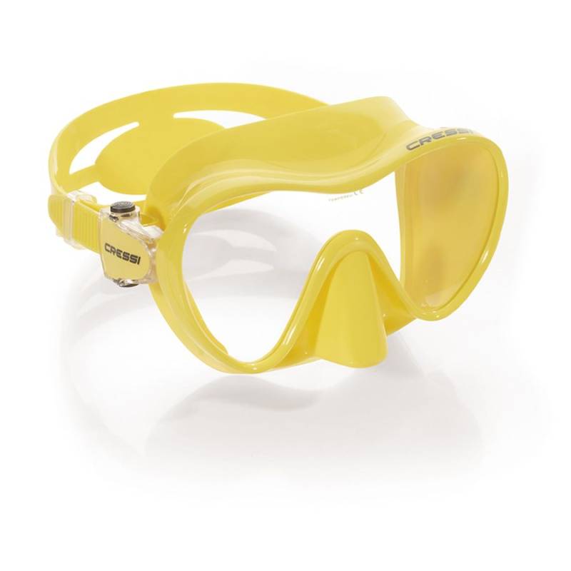 Cressi F1 Mask Yellow Scuba Diving Buy and Sales in Gidive Store