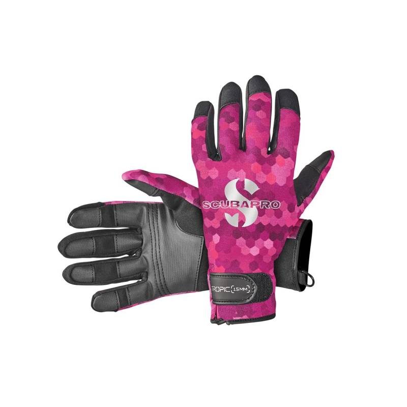 Scubapro Tropic 1.5mm Gloves Pink Scuba Diving Buy and Sales in Gidive ...