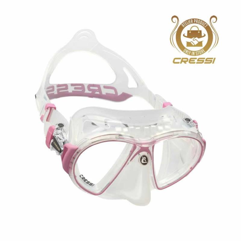 Cressi Zeus Mask Clear / Pink Scuba Diving Buy and Sales in Gidive Store