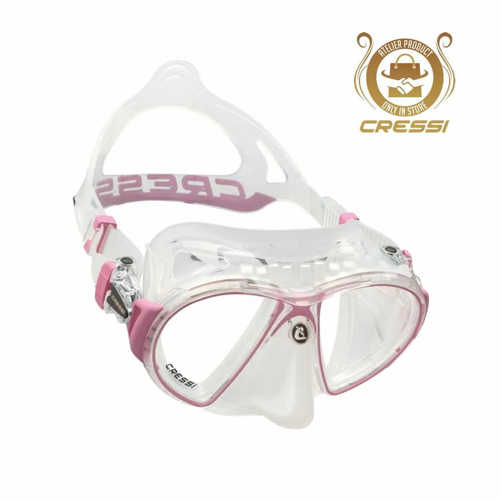 Cressi Zeus Mask Clear / Pink Scuba Diving Buy and Sales in Gidive Store