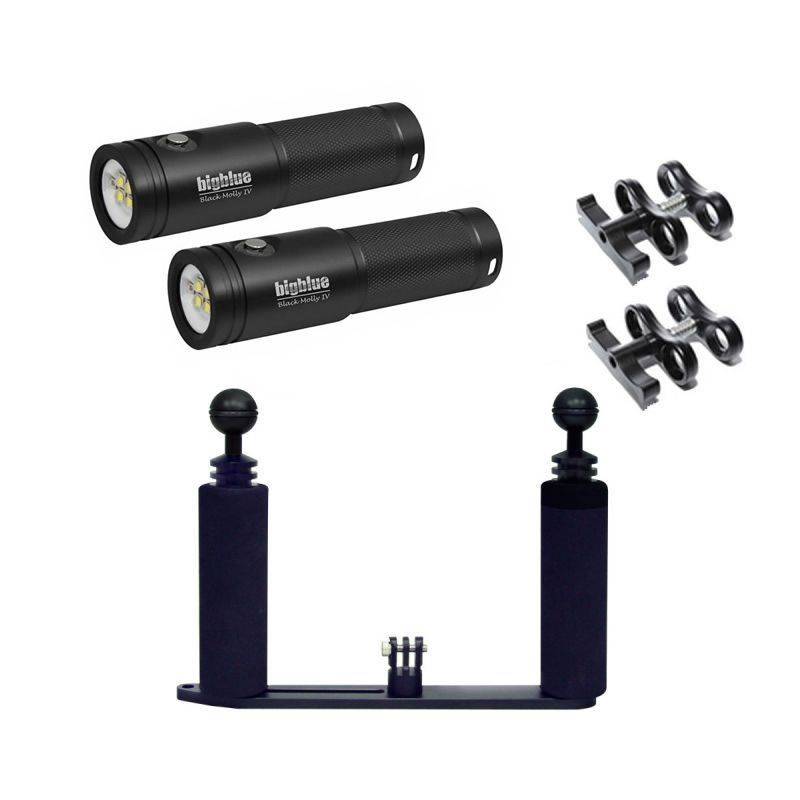 BigBlue Set Iluminación GoPro 2 x 2000 lumen Comprar y Ofertas de Buceo ...