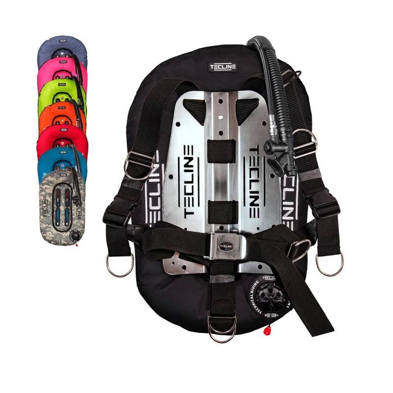 Tecline Donut 13 Adjustable Harness SS Backplate Scuba Tech Diving Buy ...