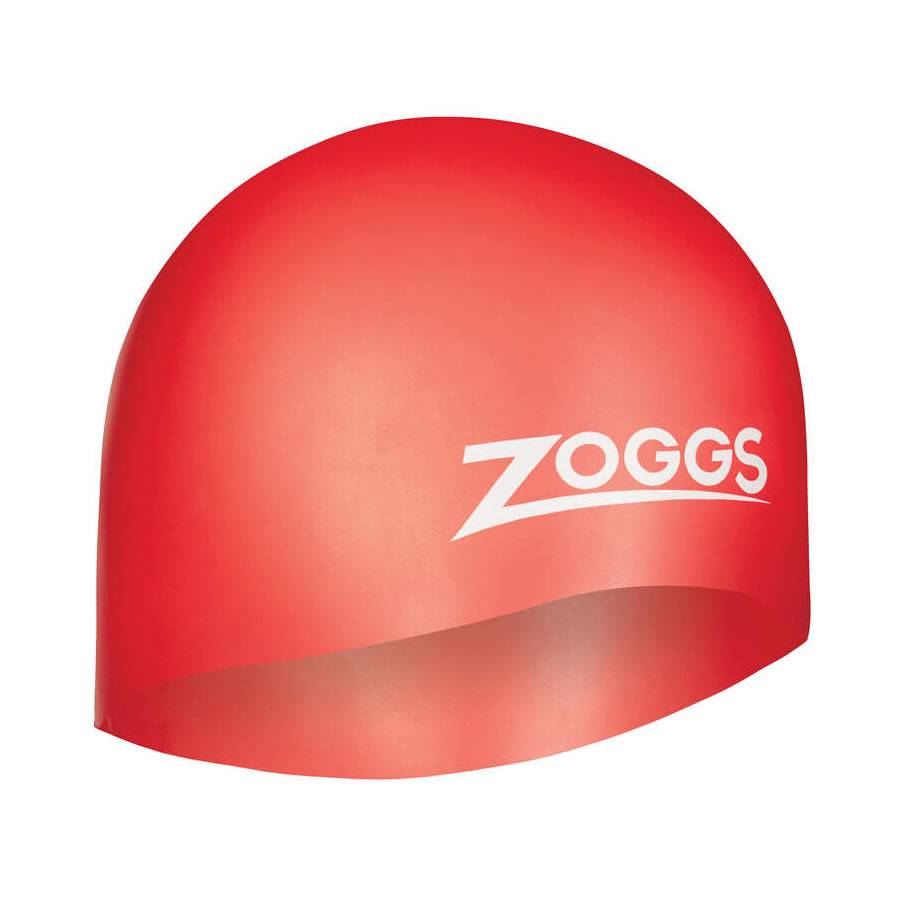 Zoggs Easy-Fit Silicone Cap Red Swimming Buy and Sales in Gidive Store