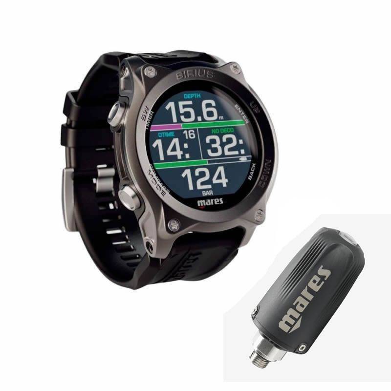 Mares Sirius Black with Transmitter Scuba Diving Buy and Sales in ...