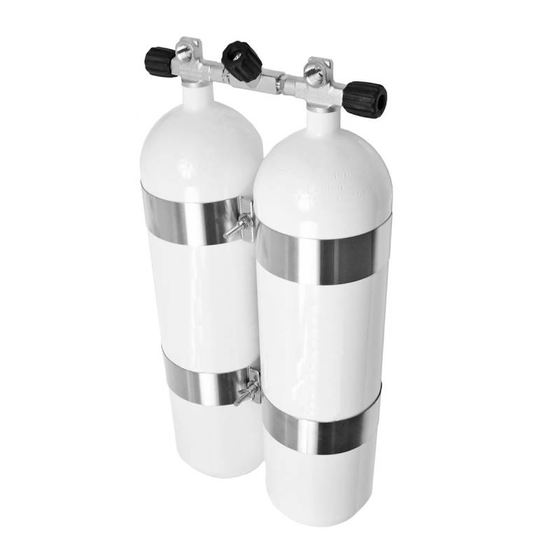 Tecline Double Tank 2x12 Scuba Diving Buy and Sales in Gidive Store
