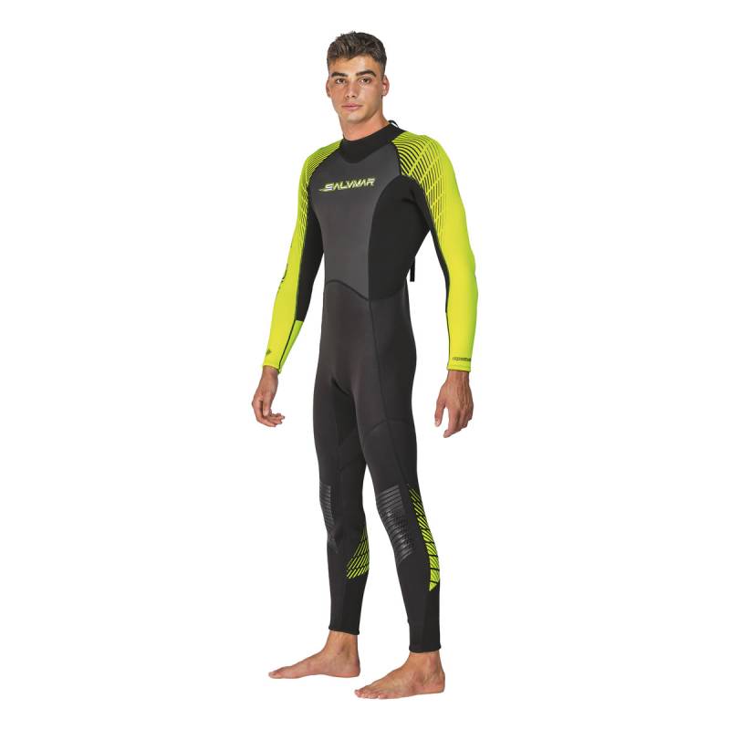 Salvimar Caribe Suit 3mm Man Yellow Freedive and Spearfishing Buy and ...