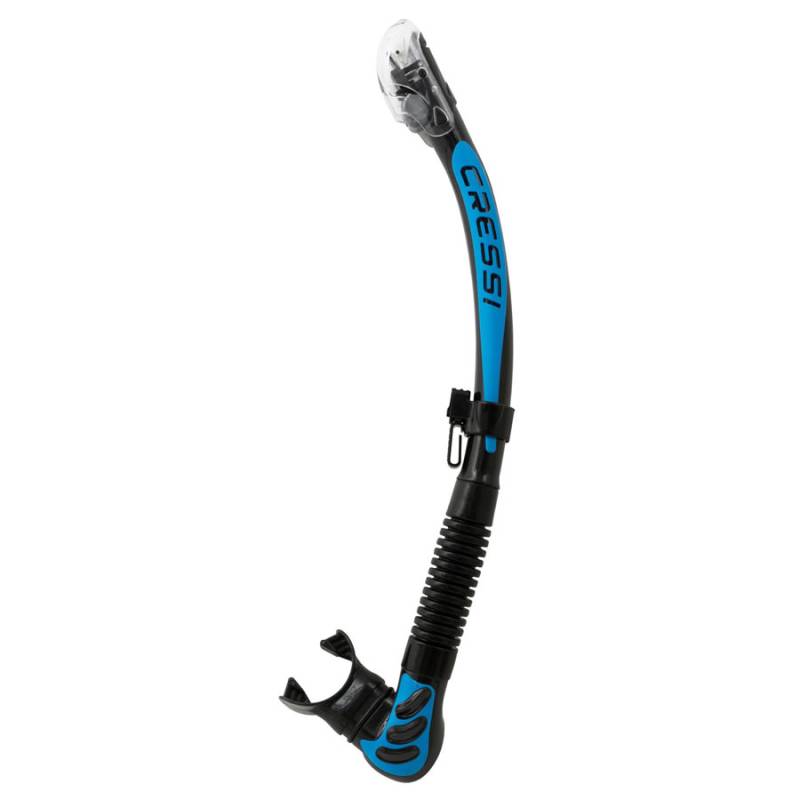 Cressi Snorkel Alpha Ultra Dry Black / Blue Scuba Diving Buy and Sales in Gidive Store