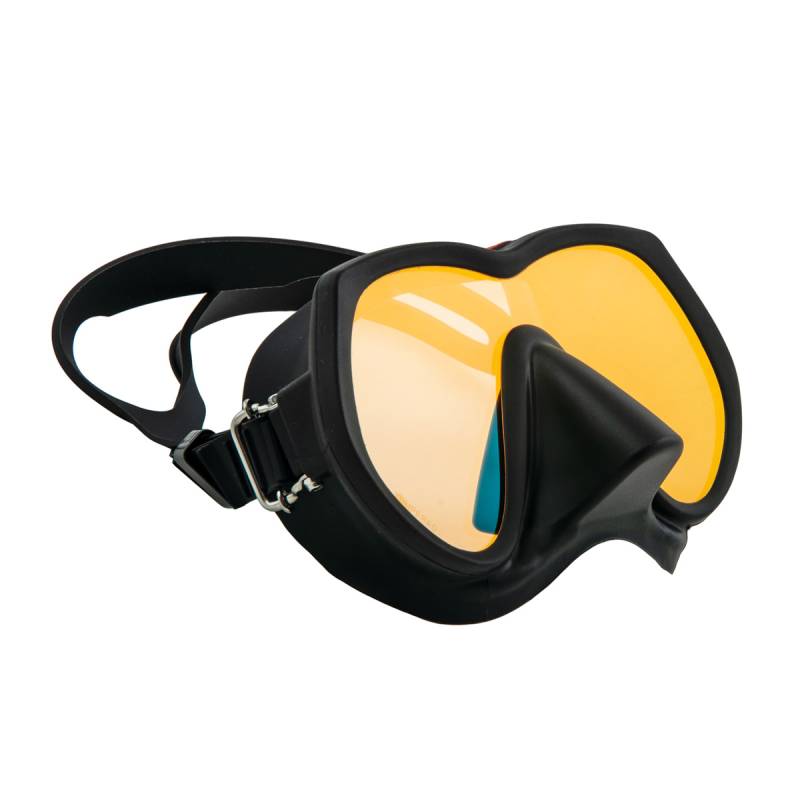 Tecline Frameless Super View Mask Yellow Lens Scuba Tech Diving Buy and ...