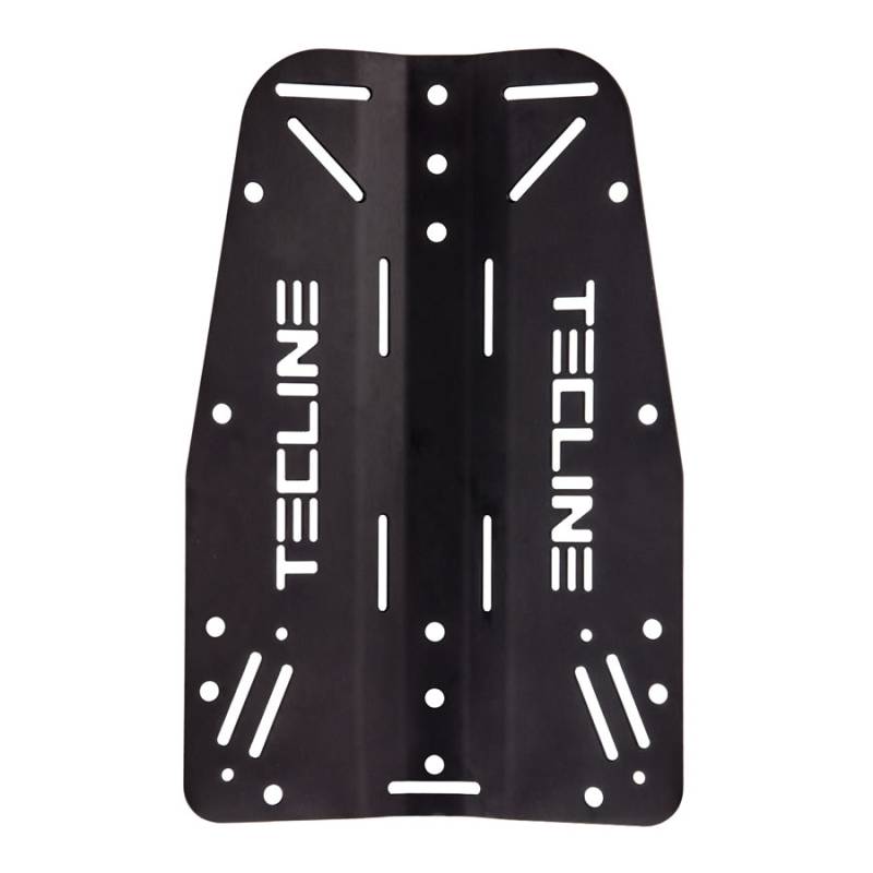 Tecline Aluminium Backplate 3mm Black Scuba Tech Diving Buy and Sales ...