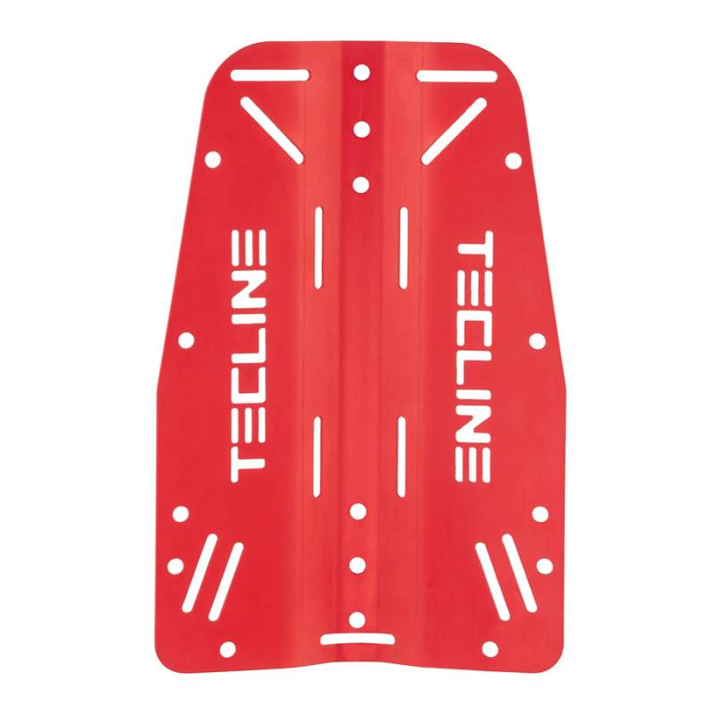 Tecline Aluminium Backplate 3mm Red Scuba Tech Diving Buy and Sales in ...