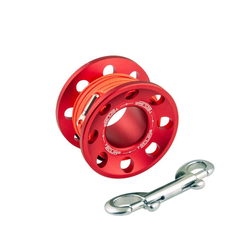 Tecline Aluminium Spool 15m Red Scuba Tech Diving Buy and Sales in ...