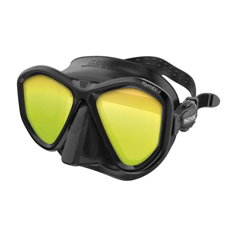 Seac Symbol Mask Black with Mirror Scuba Diving Buy and Sales in Gidive ...
