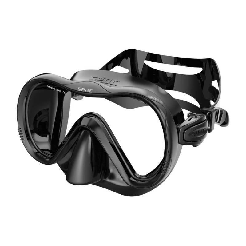 Seac Boss Mask Black Scuba Diving Buy and Sales in Gidive Store