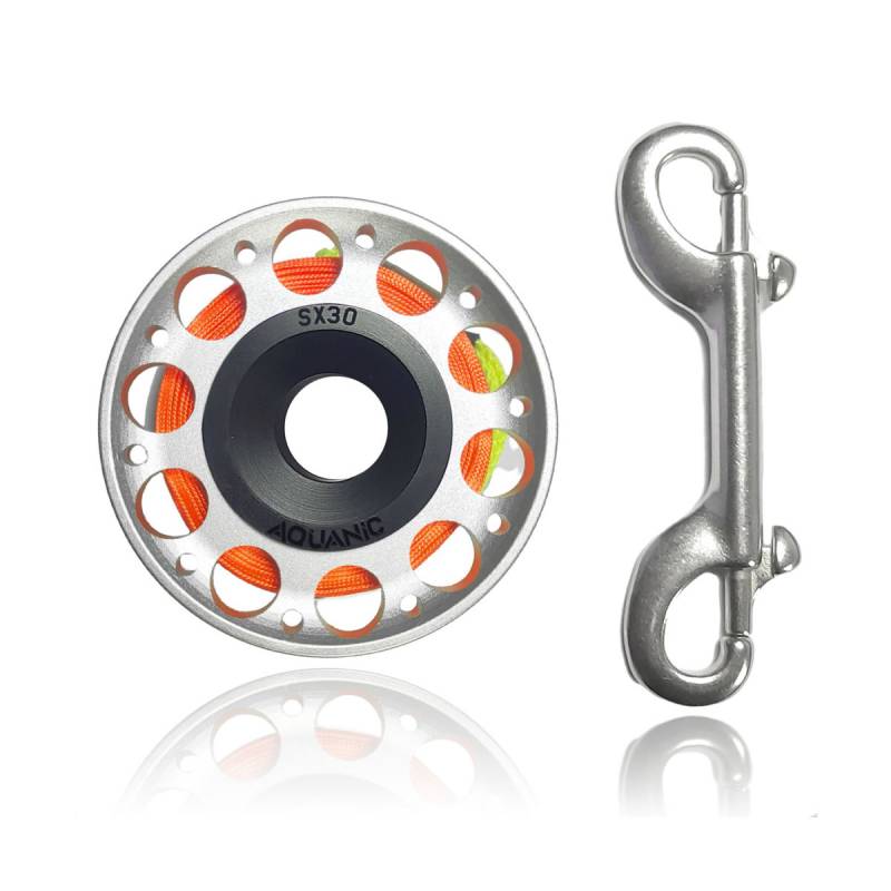 Aquanic Aluminium Spool 30m Silver Scuba Tech Diving Buy and Sales in ...