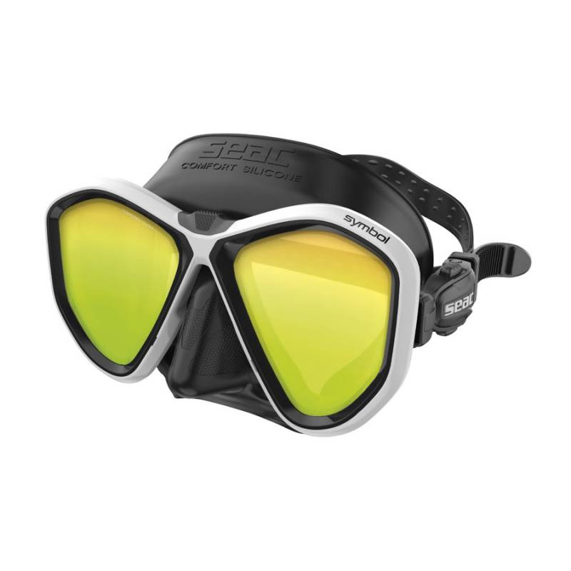 Seac Symbol Asian Fit Mask White / Mirror Scuba Diving Buy and Sales in ...