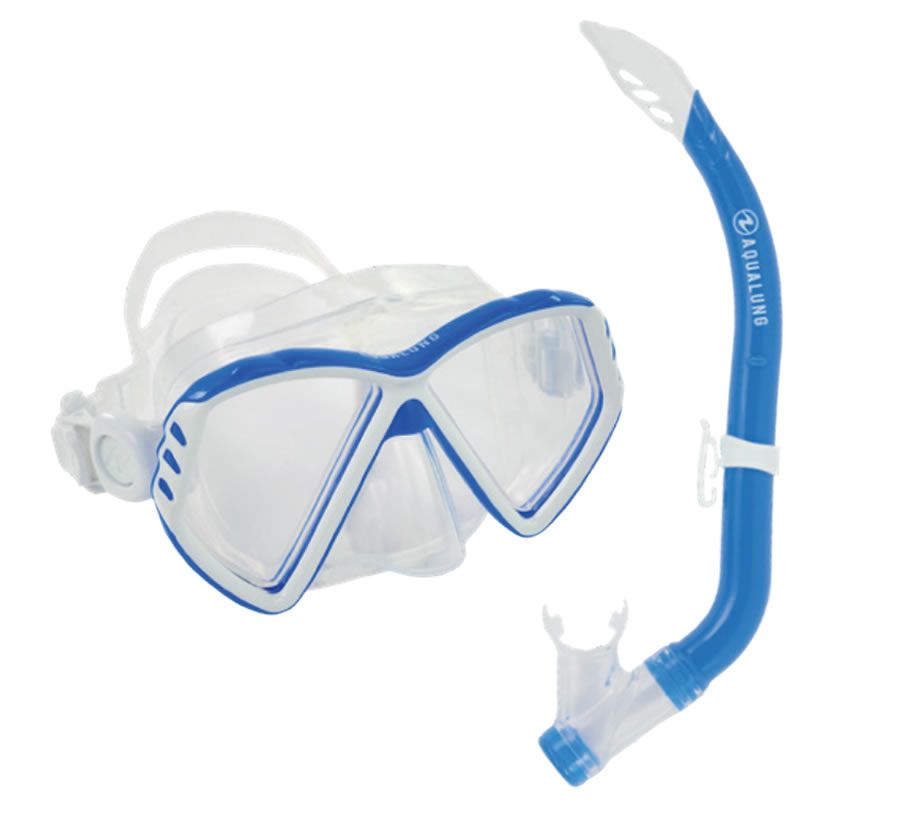 Aqualung Combo Cub Junior Transparente / Azul comprar y ofertas de ...