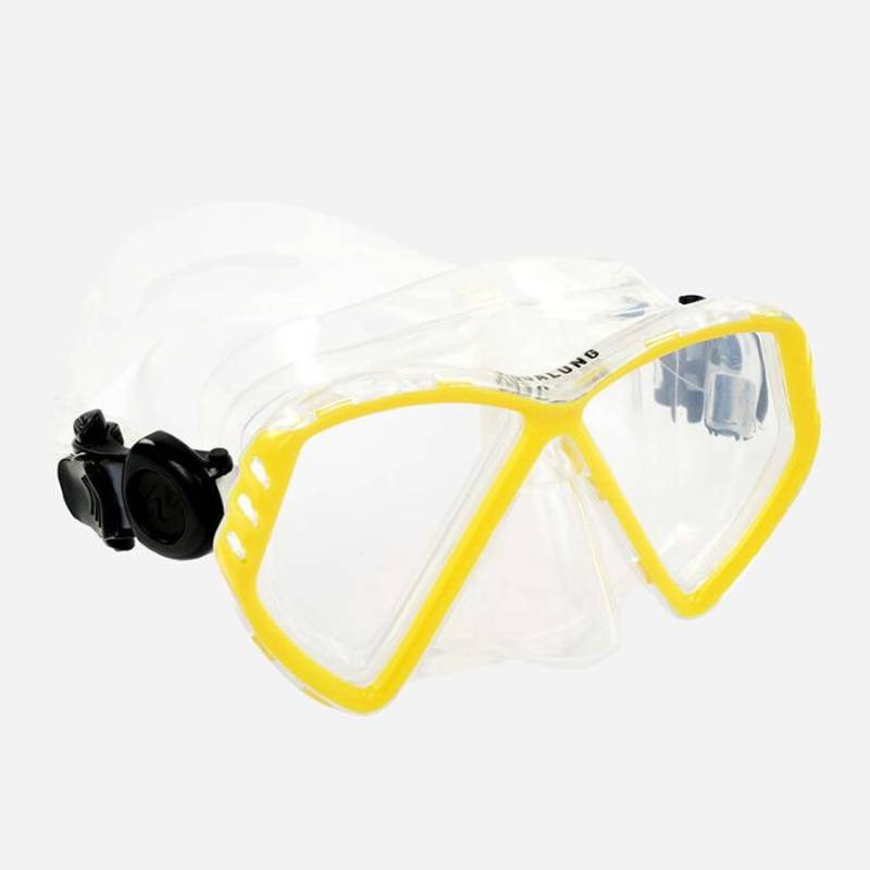 Aqualung Cub Junior Mask Transparent / Yellow Scuba Diving Buy and ...