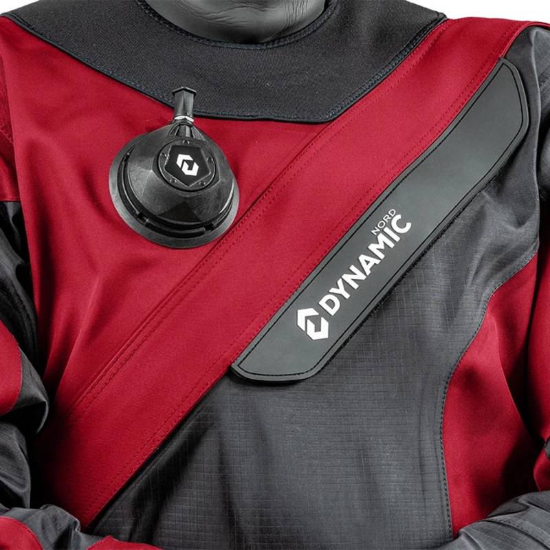 Dynamic Nord Traje Seco RS-351 Hombre Negro / Rojo