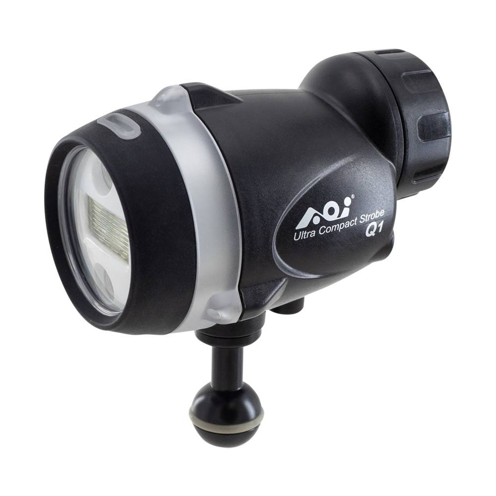 AOI Q1 Ultra Compact Strobe (UCS-Q1) Black Scuba Diving Buy and Sales ...