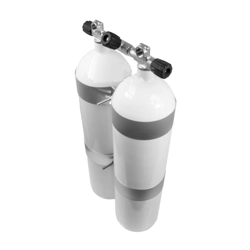 Tecline Double Tank 2x12 Concave Scuba Diving Buy and Sales in Gidive Store