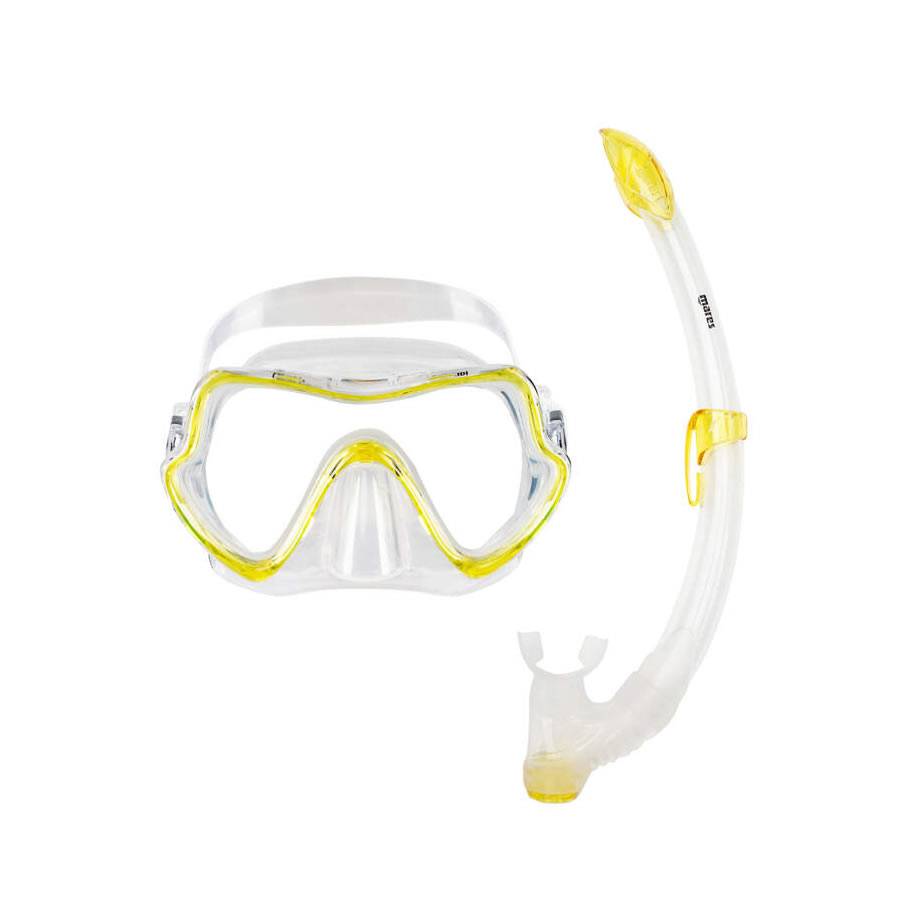 Mares Pure Vision Set Yellow Scuba Diving Buy and Sales in Gidive Store