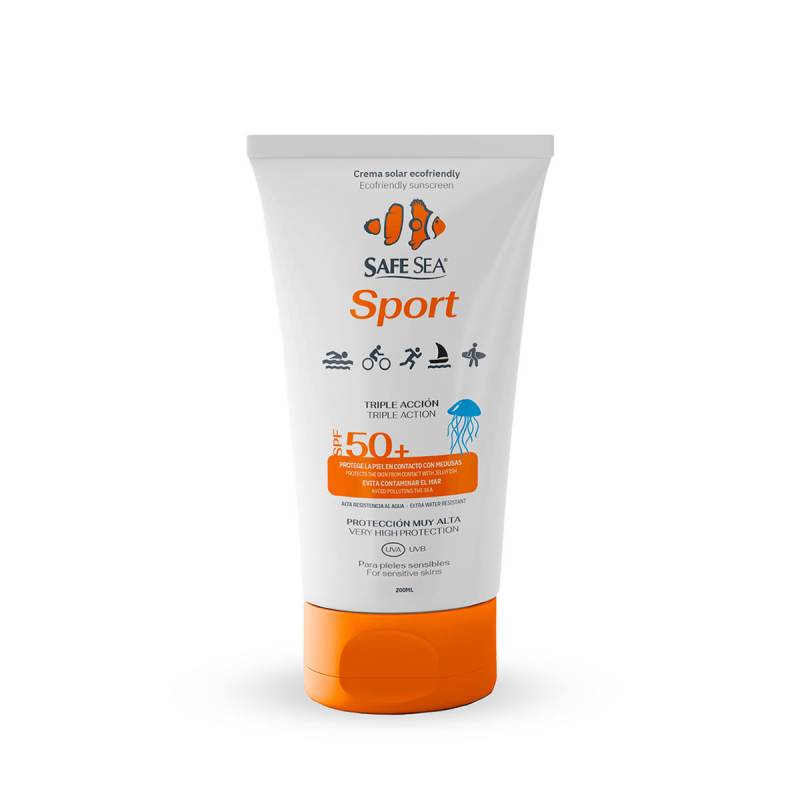 Safe Sea Eco-friendly Sunscreen Sport Jellyfish Protection SPF50+ 200ml ...