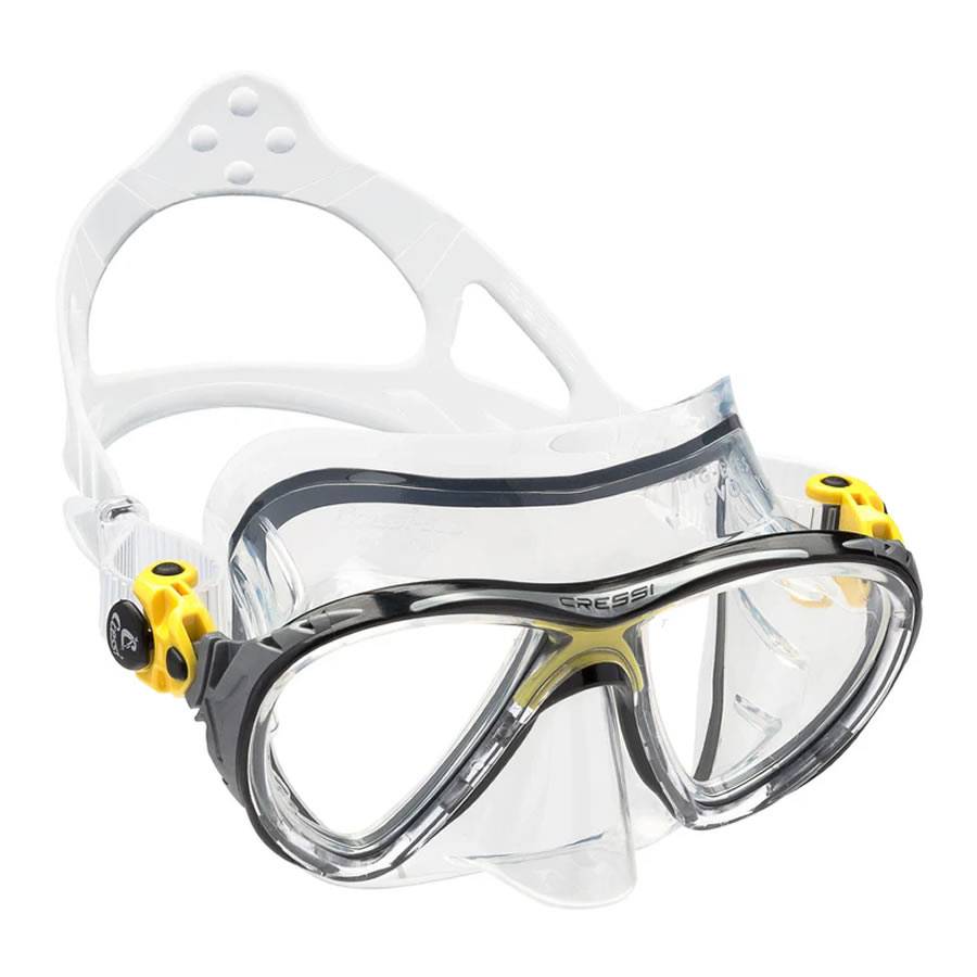 Cressi Evo Big Eyes Mask Clear / Yellow Scuba Diving Buy and Sales in ...