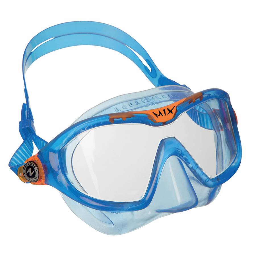 Aqualung Mix Kids Mask Blue / Orange Scuba Diving Buy and Sales in ...