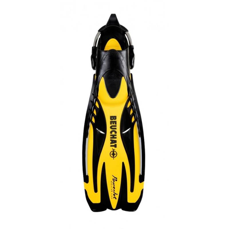 Beuchat Powerjet Fins Yellow Scuba Diving Buy and Sales in Gidive Store