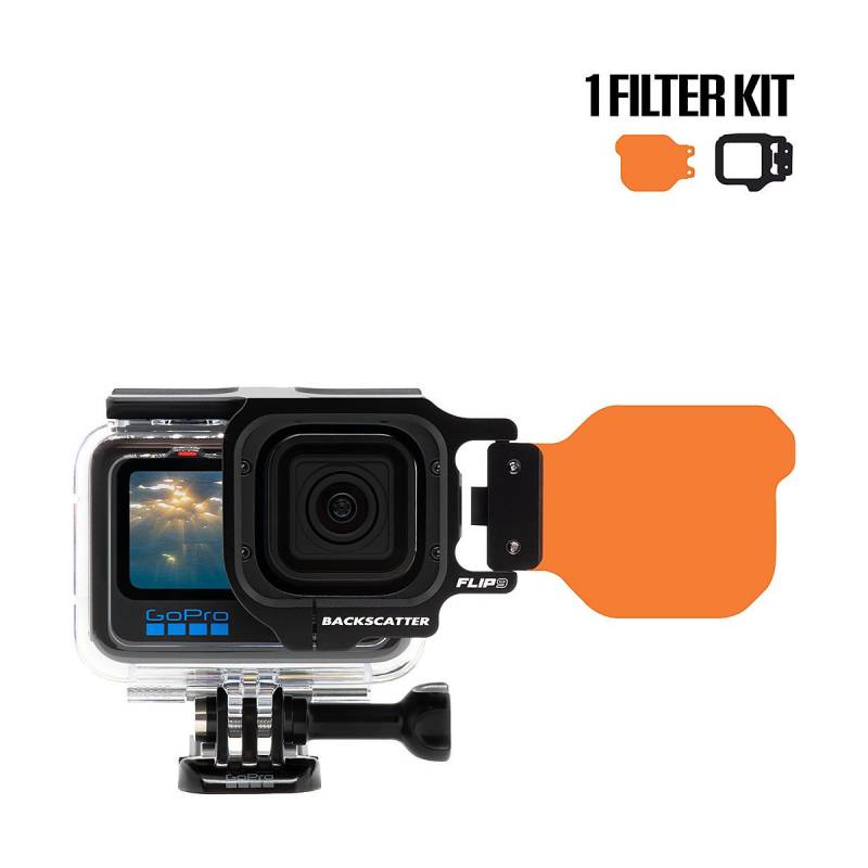 Backscatter FLIP12 One Filter Kit for GoPro HERO 12/11/10/9/8/7/6/5 ...