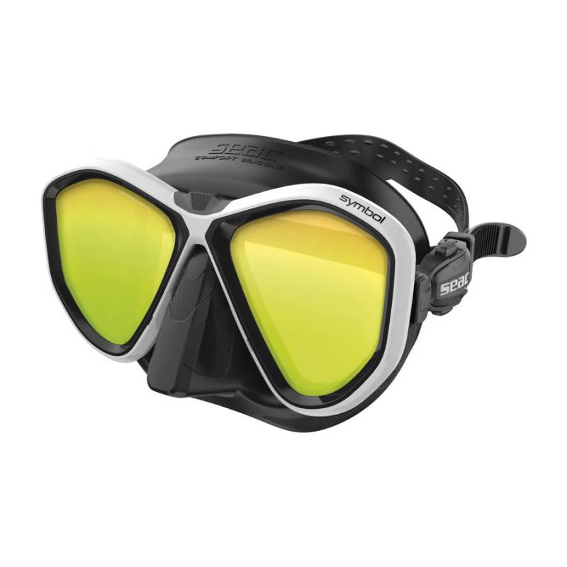 Seac Symbol Mask White with Mirror Scuba Diving Buy and Sales in Gidive ...