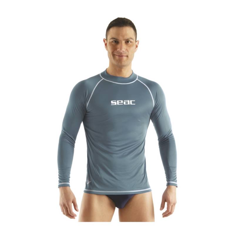 Seac Rash Guard T-Sun Long Man Grey Scuba Diving Buy and Sales in ...