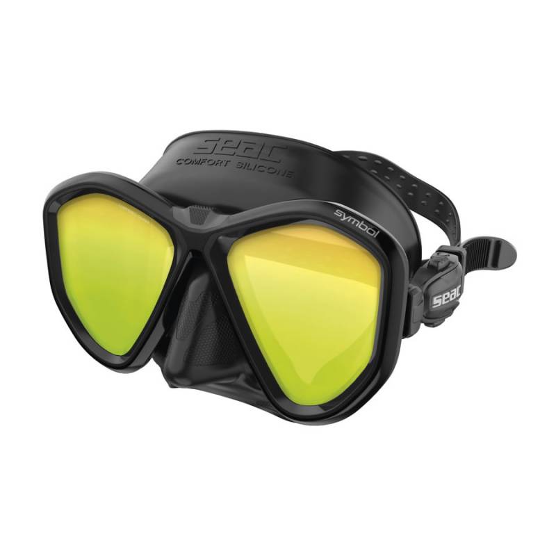 Seac Symbol Asian Fit Mask Black / Mirror Scuba Diving Buy and Sales in ...
