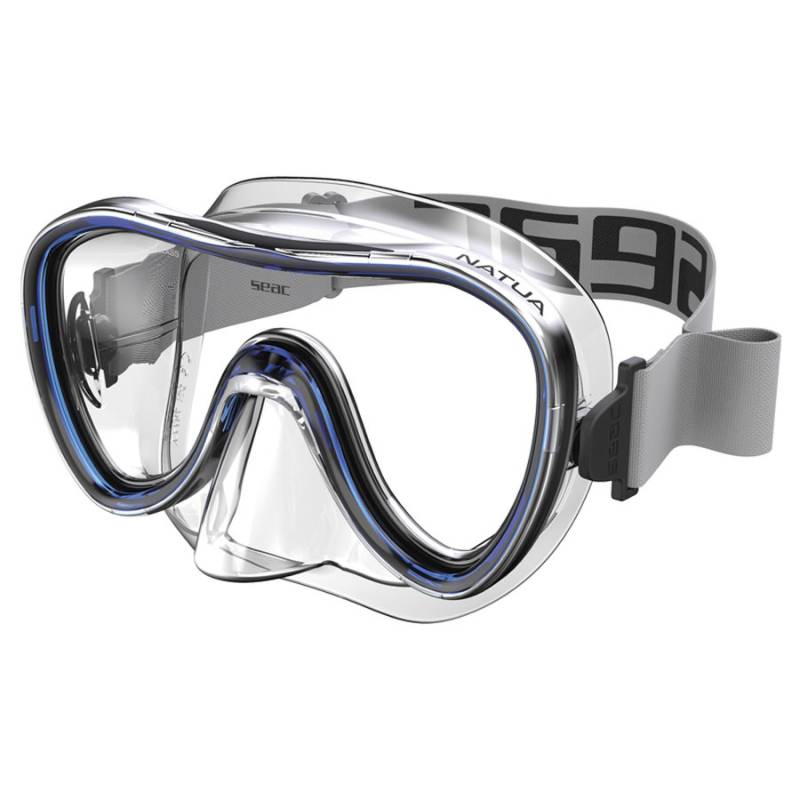 Seac Natua Mask Clear / Blue Scuba Diving Buy and Sales in Gidive Store