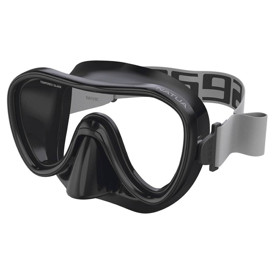 Seac Natua Mask Black Scuba Diving Buy and Sales in Gidive Store